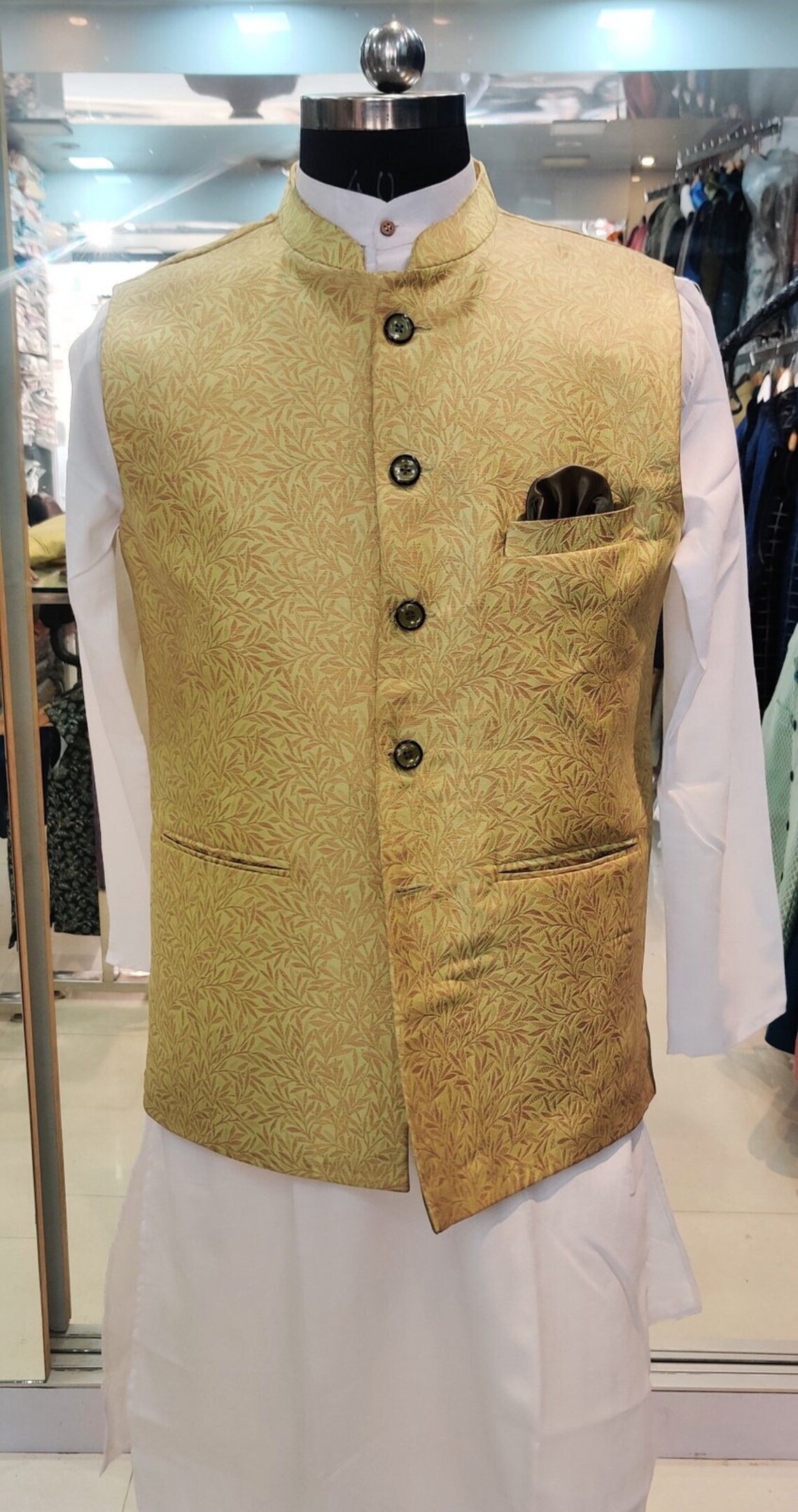 Printed Nehru Jacket for Men Modi Jacket for Men Nehru - Etsy