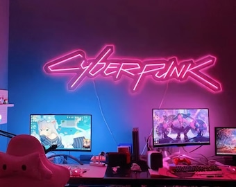 Cyberpunk Led Wall Art - Etsy