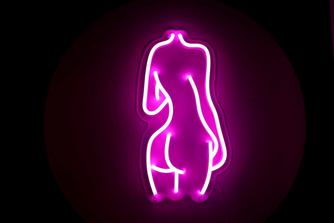Lady Neon Sign Sexy Girls Neon Sign Sexy Neon Sign Sexy Etsy