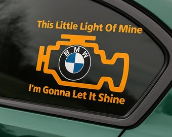 Check Engine Light Decal CEL - Etsy