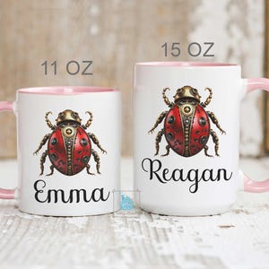 Ladybug Mug, Ladybug Gifts, Lady Bug Coffee Mug, Insect Lovers Gift ...
