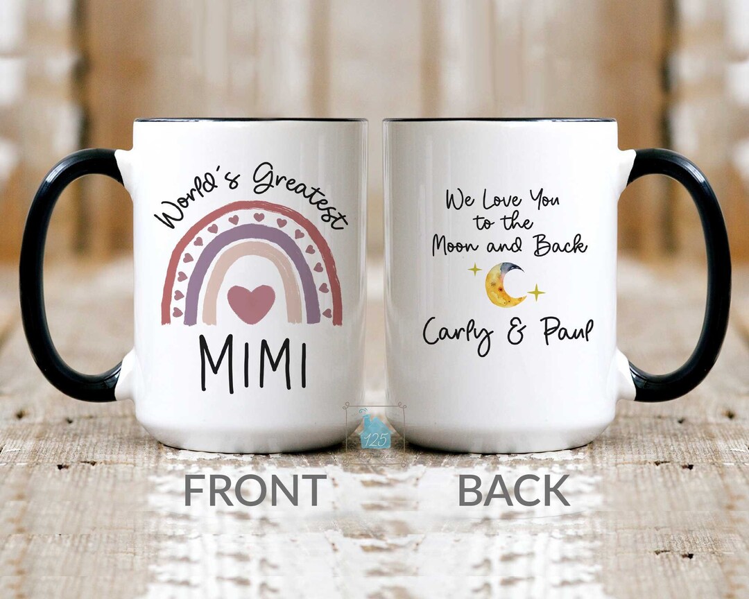 Mimi Mug, Mimi Gift, Personalized Mothers Day Mug, Custom Mimi Coffee ...