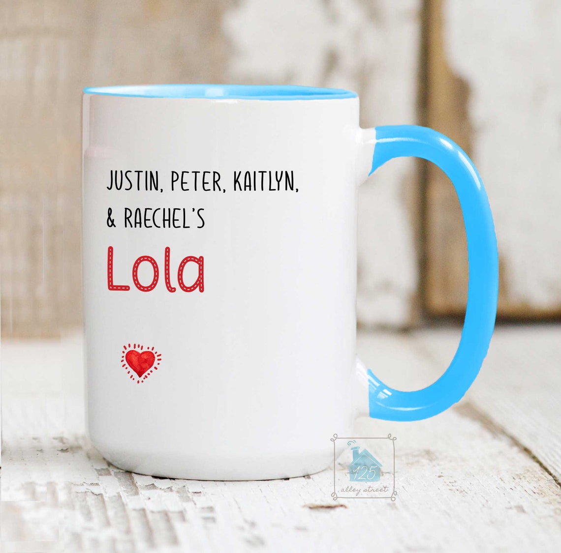 Lola Mug, Personalized Filipino Grandma Gift for Lola From Grandkids ...