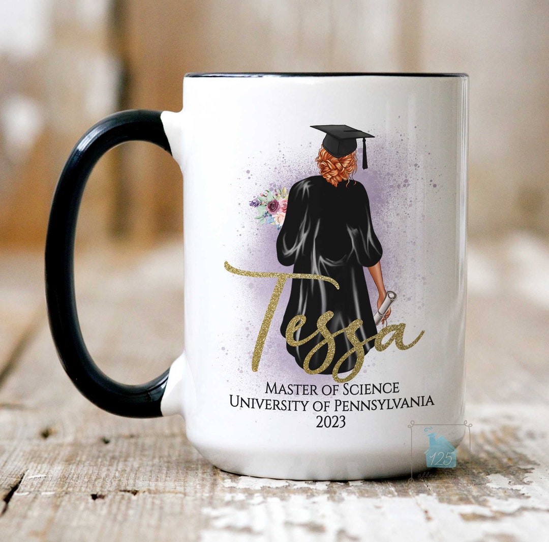 Masters Degree Graduation Gift for Her, Masters Degree Mug, Masters ...