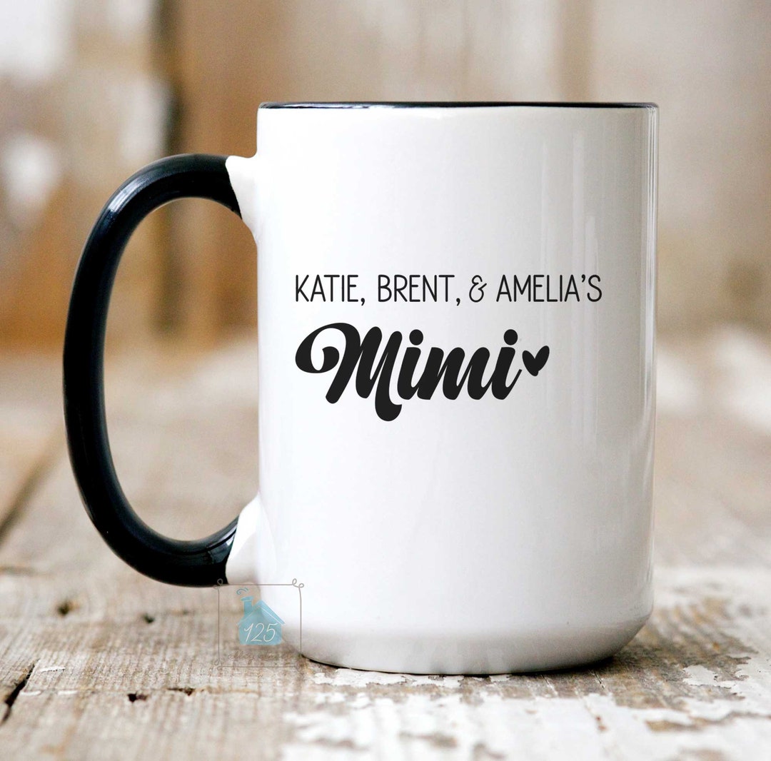 Mimi Mug, Mimi Gifts for Mimi Birthday Mug, Personalized Mimi Coffee ...