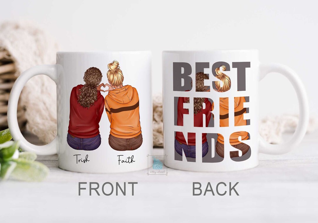 Best Friend Mug, Best Friend Gift for Her Him, Bestie Coffee Mug ...