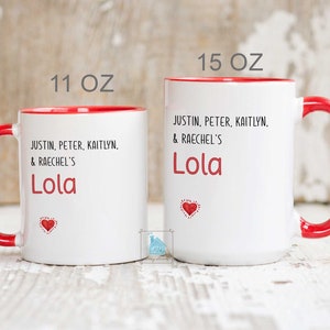 Lola Mug, Personalized Filipino Grandma Gift for Lola From Grandkids ...