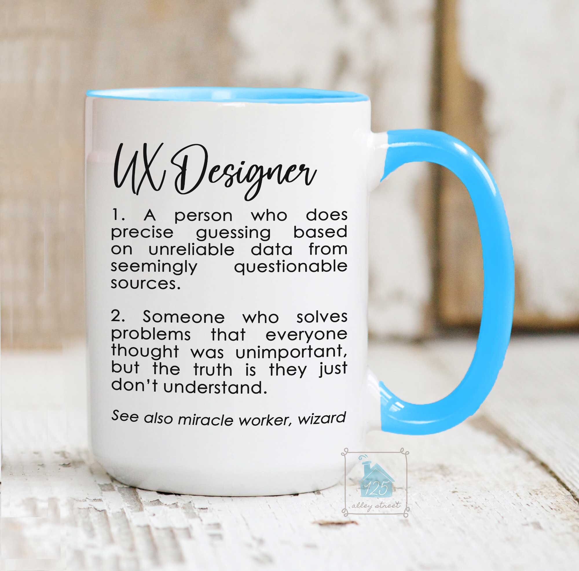UX Designer Mug, UX Designer Gifts for Ux Designer Definition Cup ...