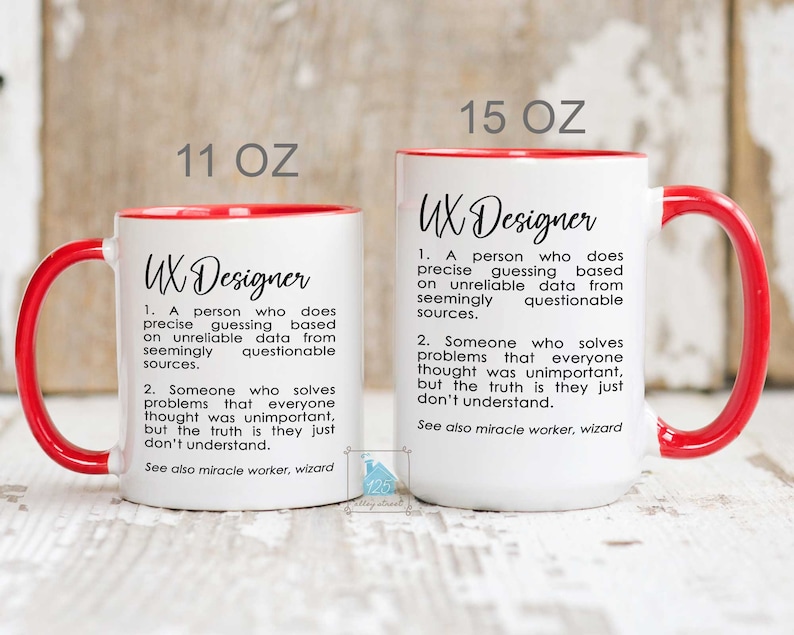 UX Designer Mug, UX Designer Gifts for Ux Designer Definition Cup ...