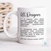 UX Designer Mug, UX Designer Gifts for Ux Designer Definition Cup ...
