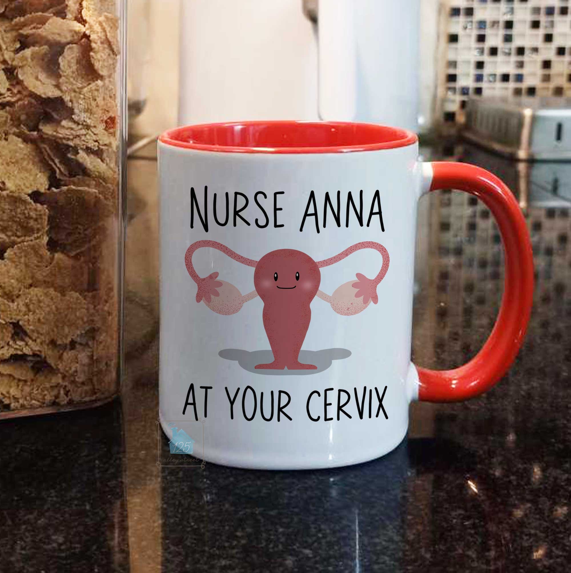 OBGYN Gifts, Funny at Your Cervix Mug, Midwife Gift, Gynecoloy Gift for ...