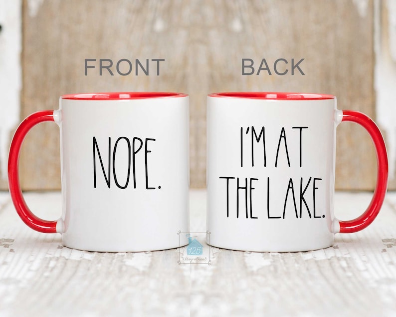 Lake House Gift, Lake Mug, Lake Life Decor, Funny Lake Lover Gift Idea ...