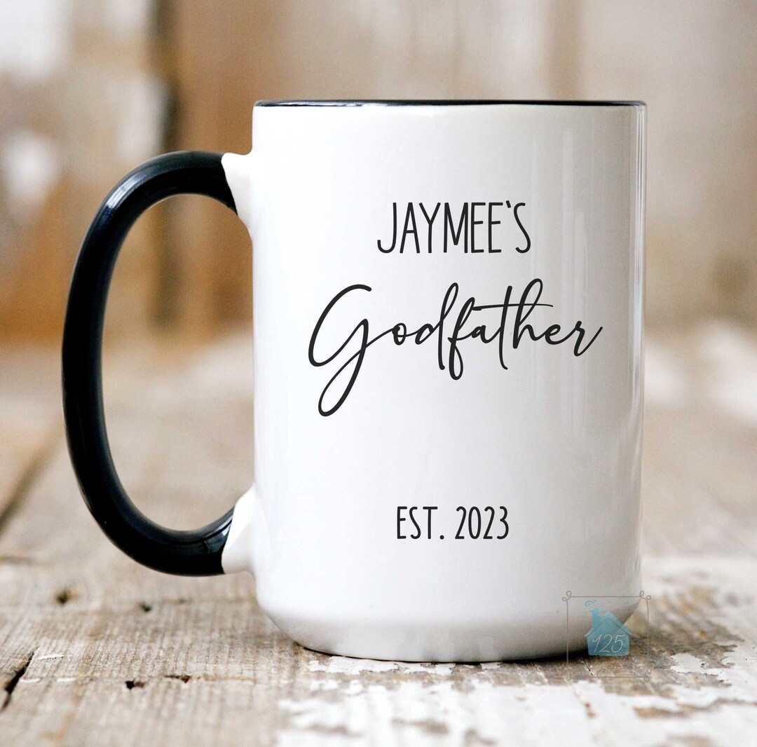 Godfather Mug, Godfather Gift, Personalized Godfather Proposal Gift for ...