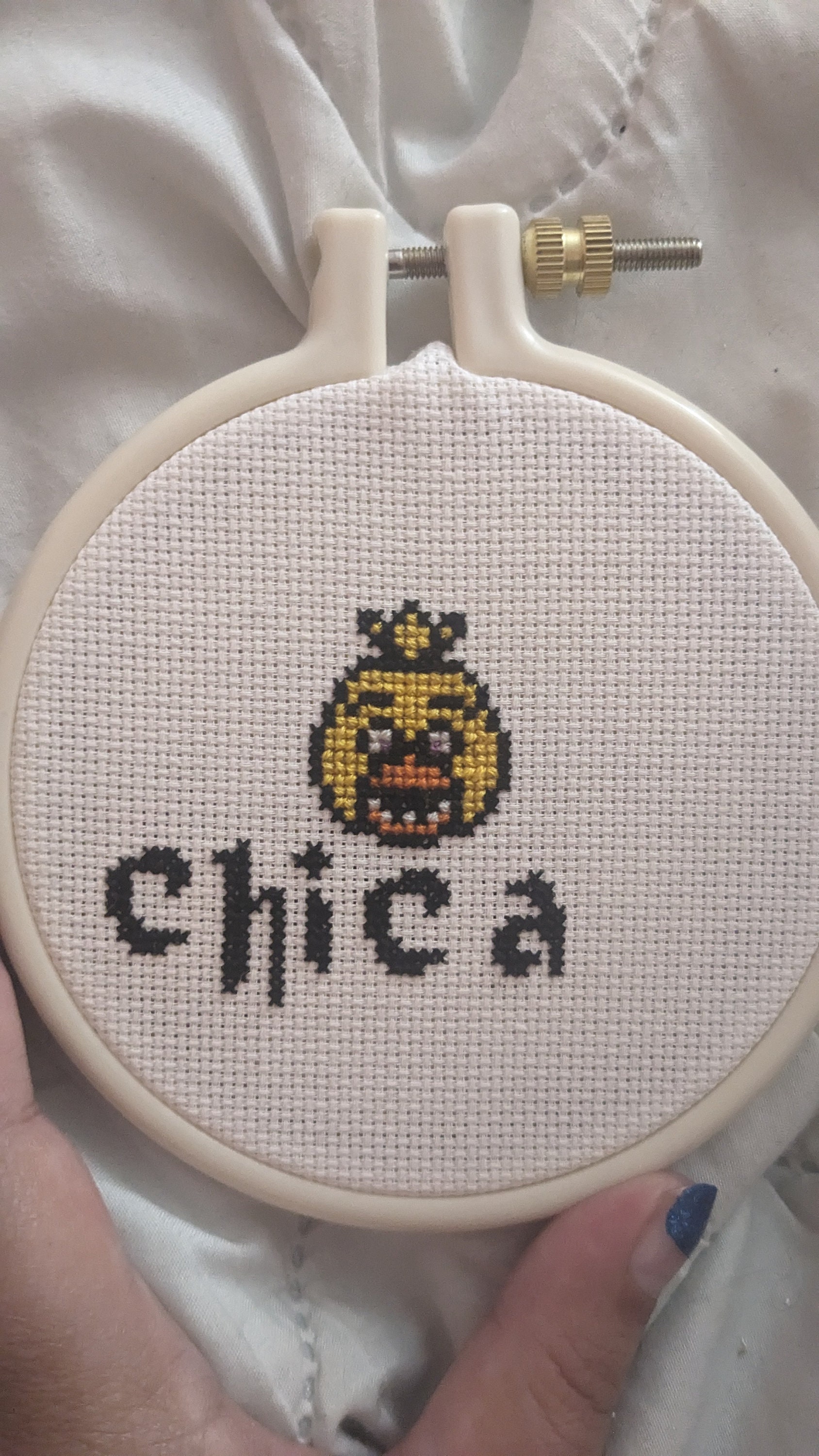 Chica FNAF Stitch - Etsy