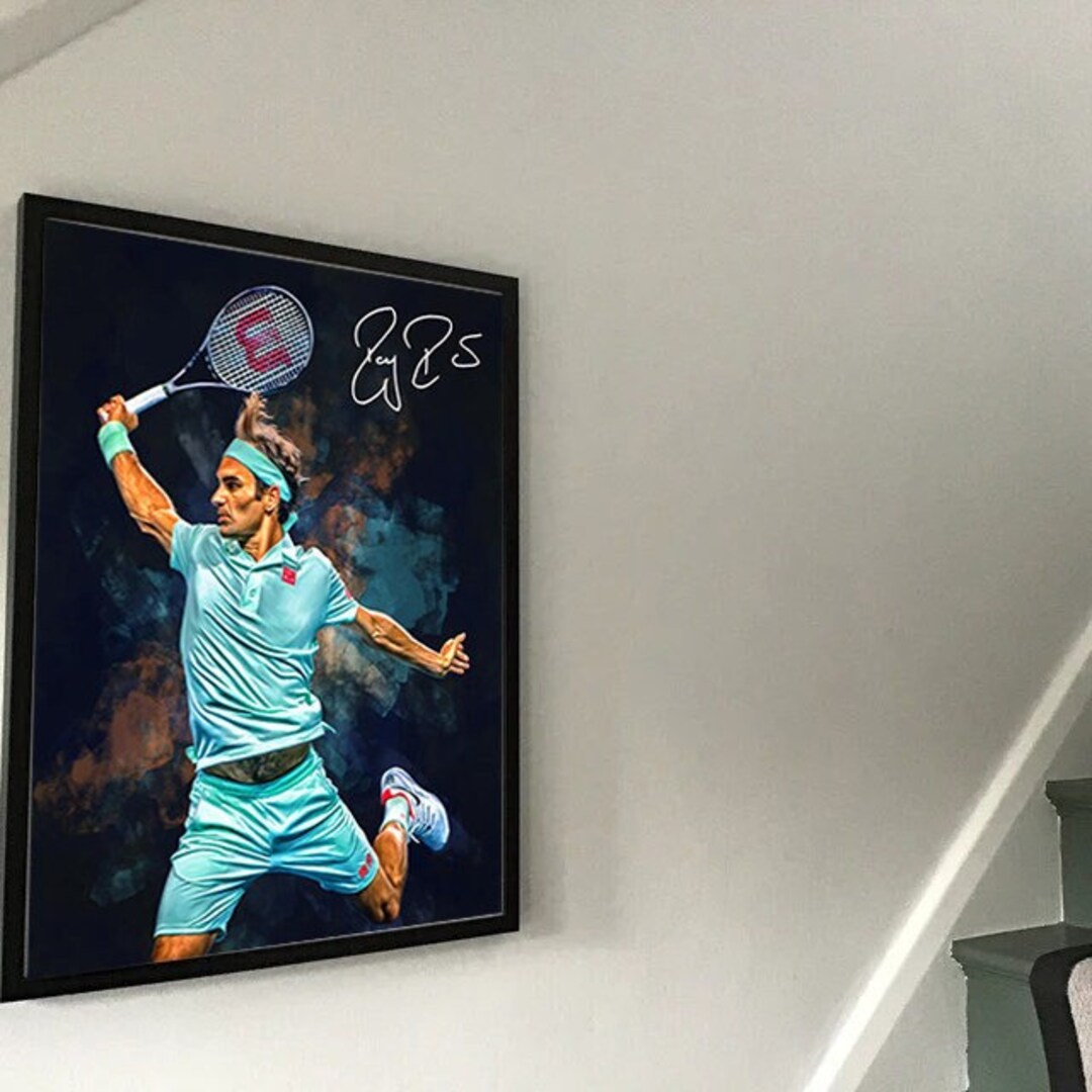 Roger Federer Poster Tennis Poster Grand Slam Poster Poster - Etsy