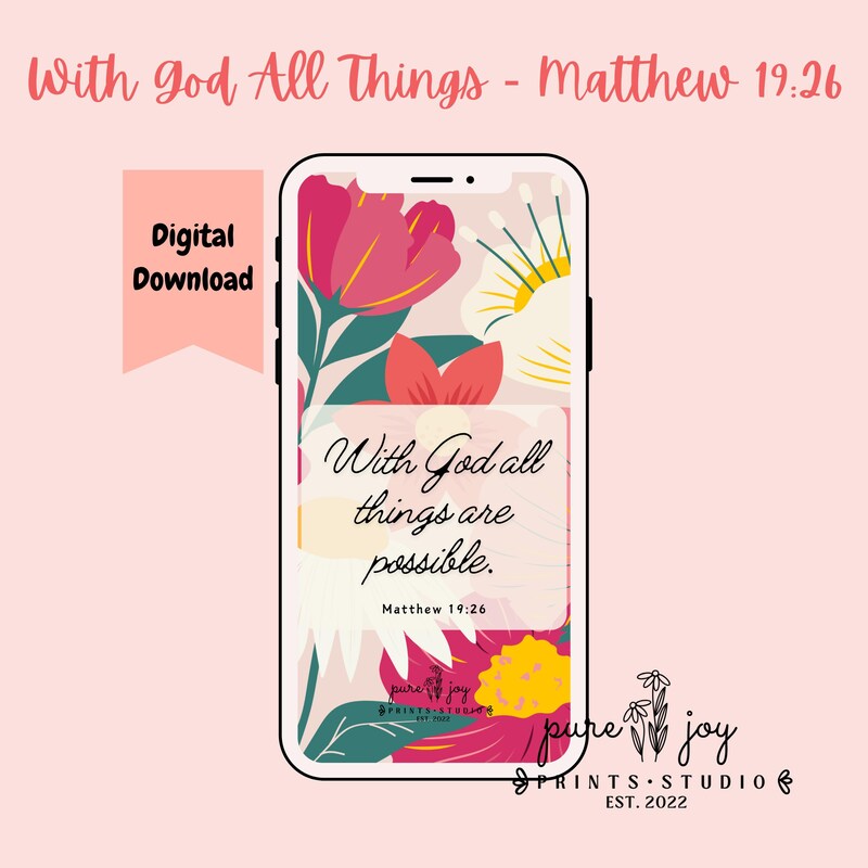 God Pink Wallpaper - Etsy