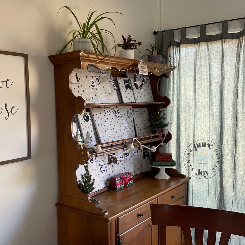 Book Advent Numbers | Advent Calendar Numbers | Printable Tags for ...