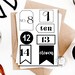 Book Advent Numbers | Advent Calendar Numbers | Printable Tags for ...