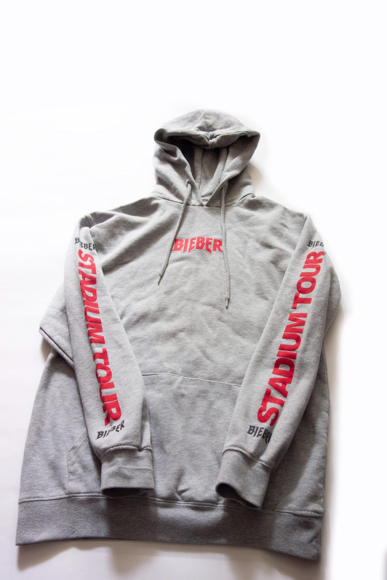 Justin Bieber Stadium Tour Hoodie, Official Limited Merchandise - Etsy ...