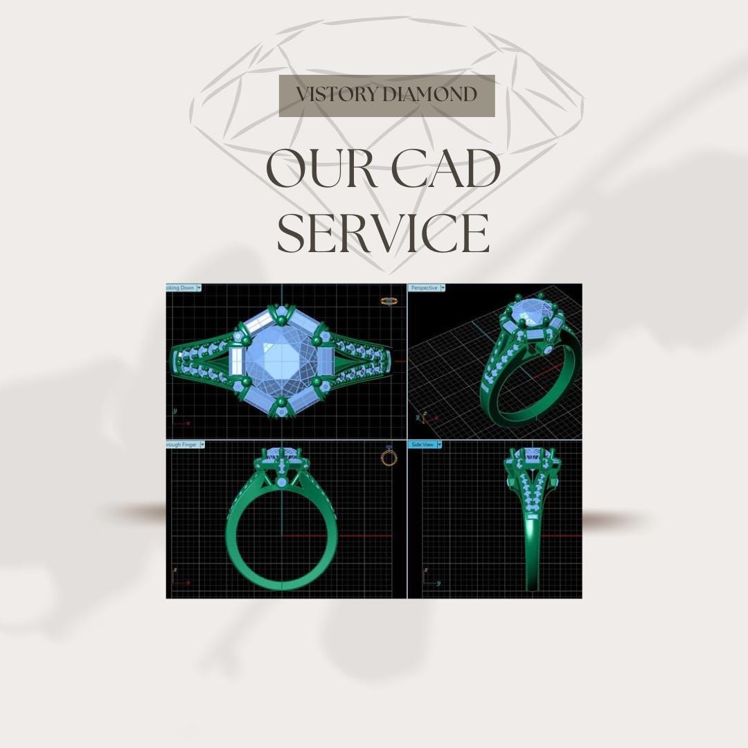 CAD Mock-up: 3D Jewelry Design Model of Your Own Jewelry - Etsy