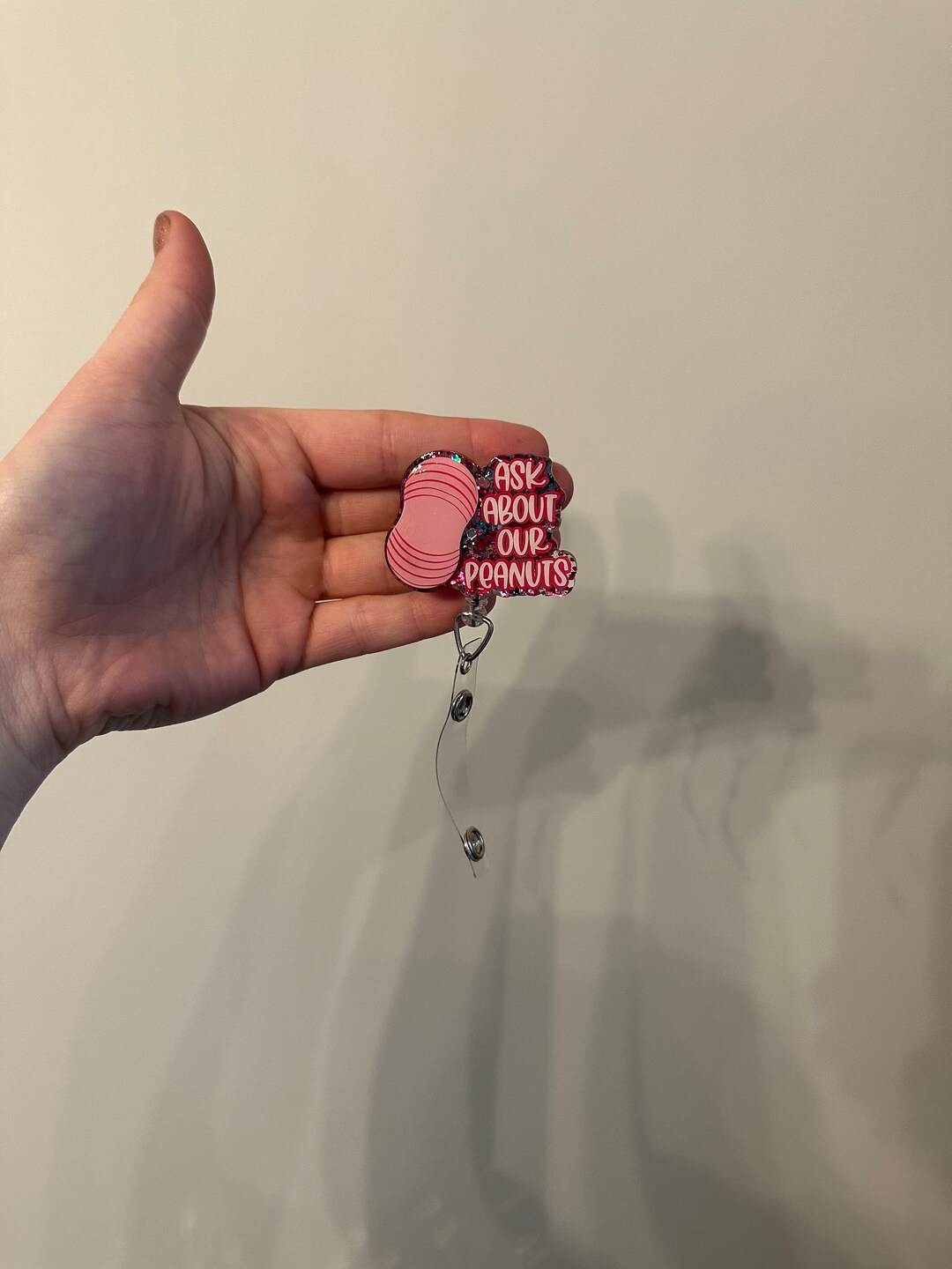 Ask About Our Peanuts Badge Reel Nurse Gift Labor and - Etsy