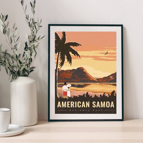 American Samoa Poster - Etsy