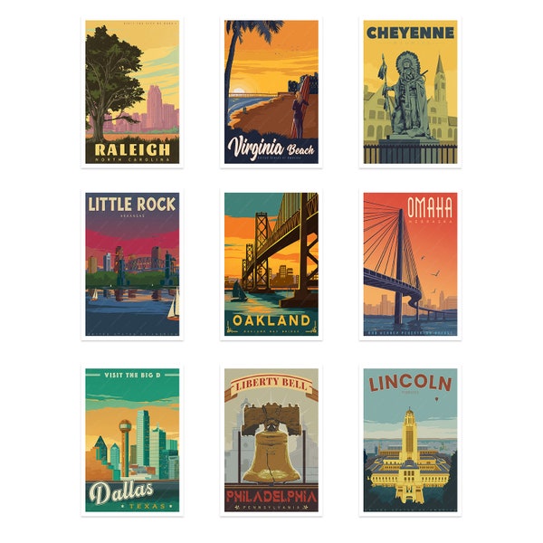 Retro Postcard - Etsy