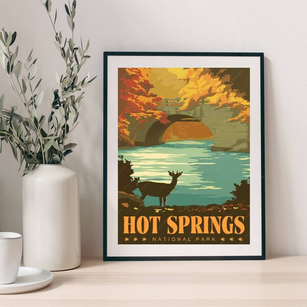Hot Springs National Park Art - Etsy