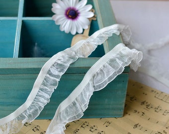 White Ruffle Fabric - Etsy