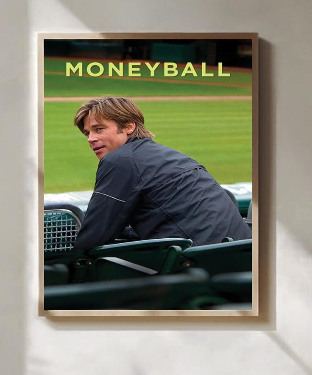 Moneyball 2011 Movie Poster Vintage Sports Drama Film Art Print Classic ...