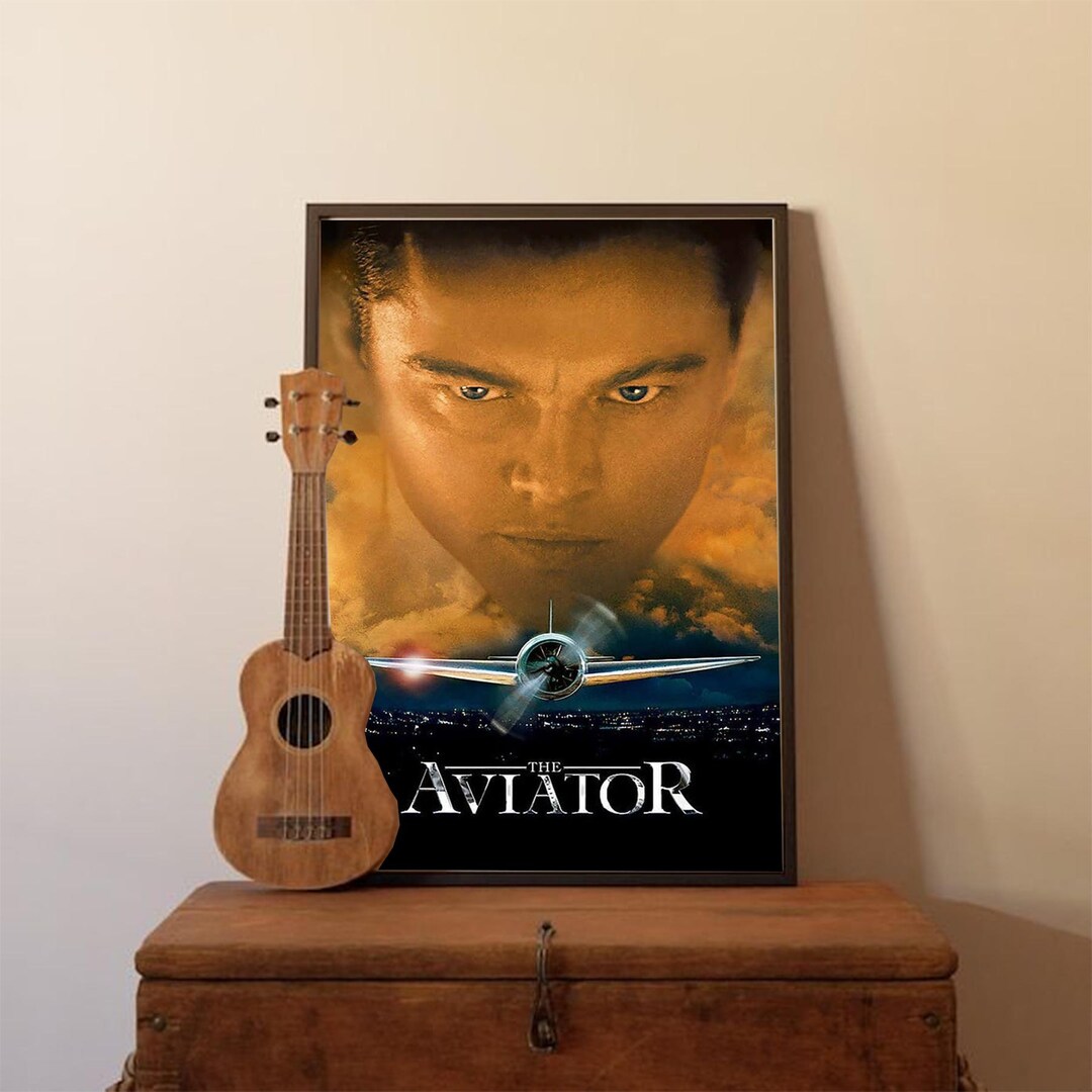 The Aviator (2004) Movie Film Poster, Classic Movie Wall Art for Room ...