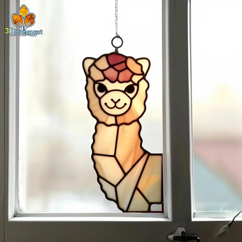 Alpaca Stained Glass - Etsy