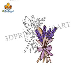 Digital Download Stained Glass Lavender 1 Pattern | Festive Suncatcher ...