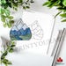 Digital Download Stained Glass Snow-capped Mountain Pattern | Festive ...