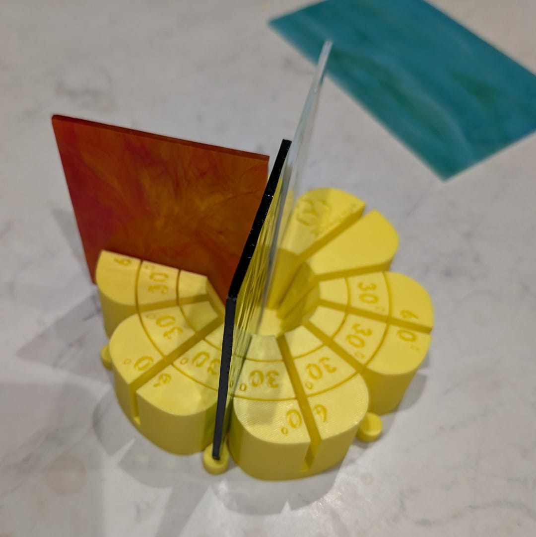 Flower 2-shaped 3D Stained Glass Multi-angle Jig Perfect Soldering ...