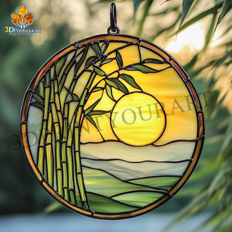Stained Glass Bamboo - Etsy
