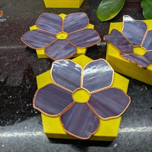 Bloom 5 Petals 3D Stained Glass Pentagon Jig Set – Precision for Every ...