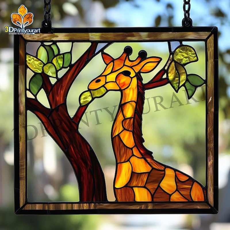 Stained Glass Giraffe - Etsy