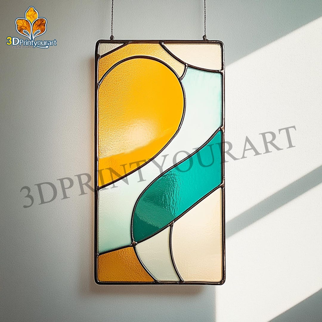 Digital Download Stained Glass Window Hanging 04 Pattern | Festive ...