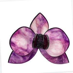 Digital Download Stained Glass Orchid Flower 3D Pattern 3 Layer ...