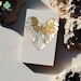 Digital Download Stained Glass Angel Wings Pattern | Festive Suncatcher ...
