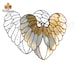 Digital Download Stained Glass Angel Wings Pattern | Festive Suncatcher ...