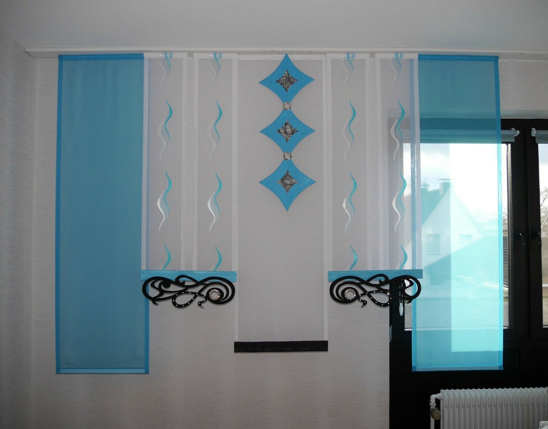 Moderne Gardinen ,Flächenvorhänge ,Neu - Etsy.de