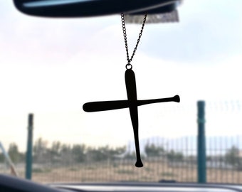 Car Mirror Cross - Etsy