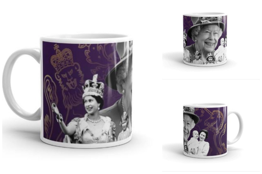 Queen Elizabeth II Mug - Commemorative Queen Elizabeth Souvenir the ...