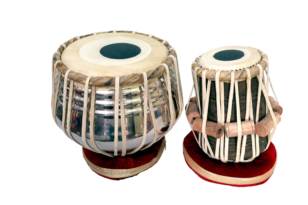 Professional Tabla Set, Indian Drum, Steel Bayan and Sheesham Dayan ...