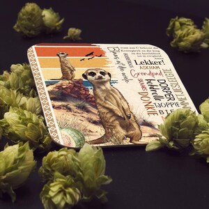 Afrikaanse Karoo Coaster Sublimation Design PNG Bundle Set, Karoo ...