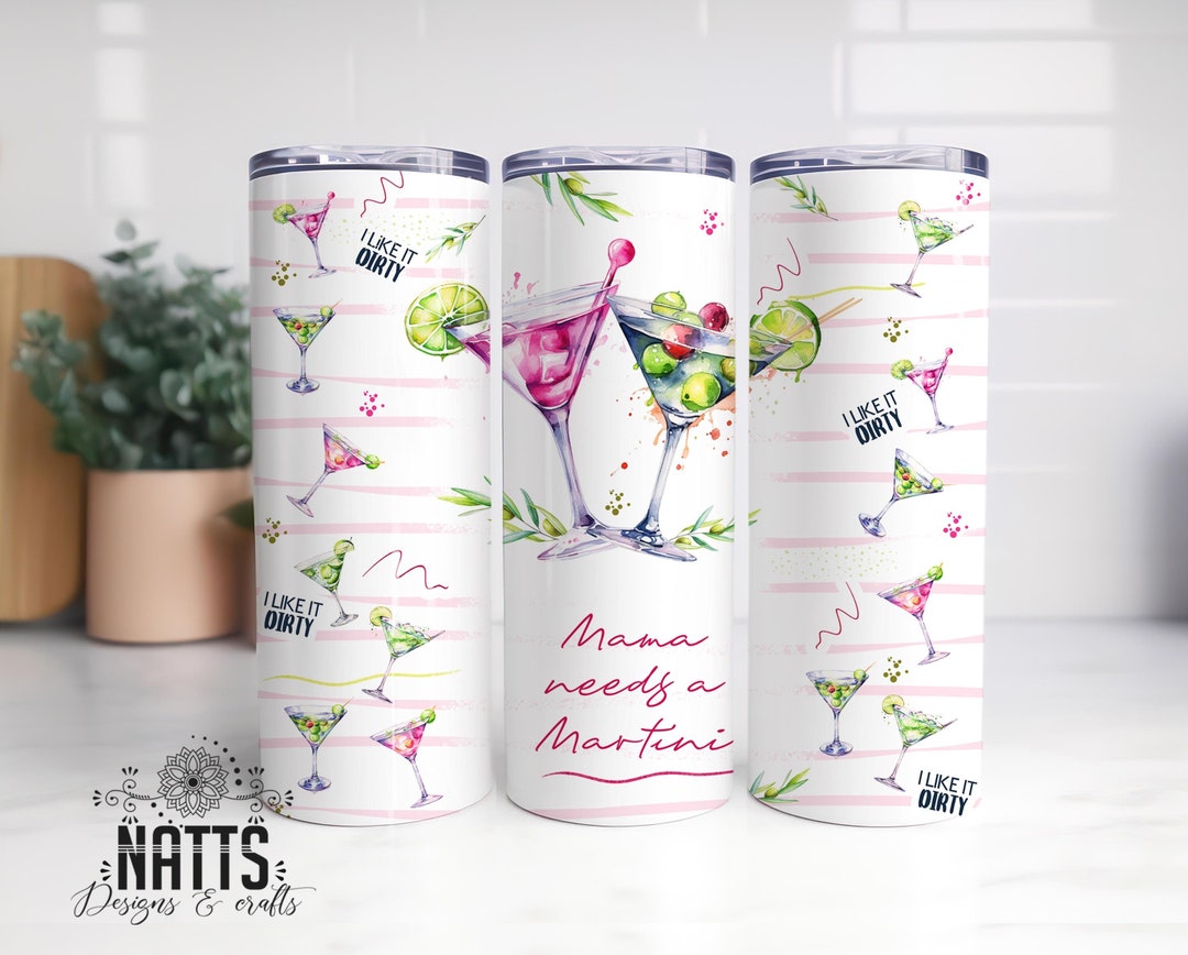 Martini Mom Skinny Tumbler Sublimation Design PNG, Martini Mama Tumbler ...