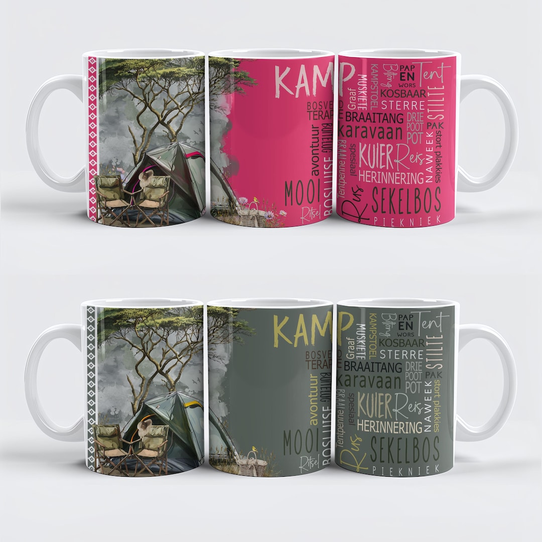 South African Kamp Afrikaans 11oz Ceramic Sublimation Design PNG, SA ...
