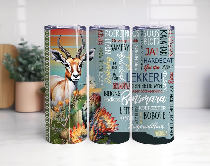 Boerseun En Boeremeisie 20oz Tumbler PNG Bundle | Afrikaans Camo ...